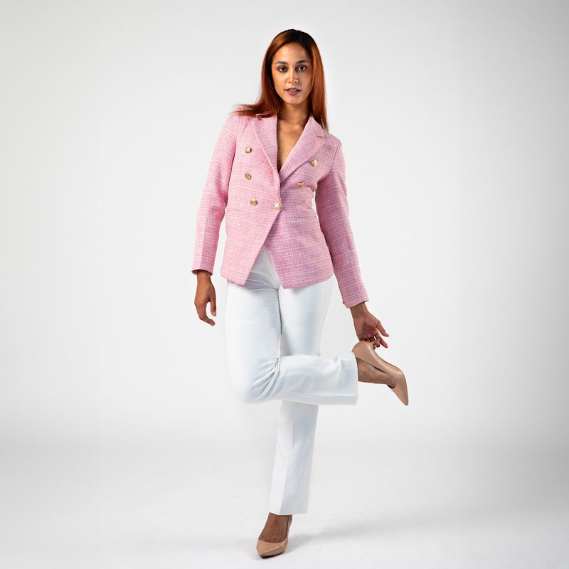 Eternal Double Breasted Tweed Jacket - Limited Edition | Point of View ...