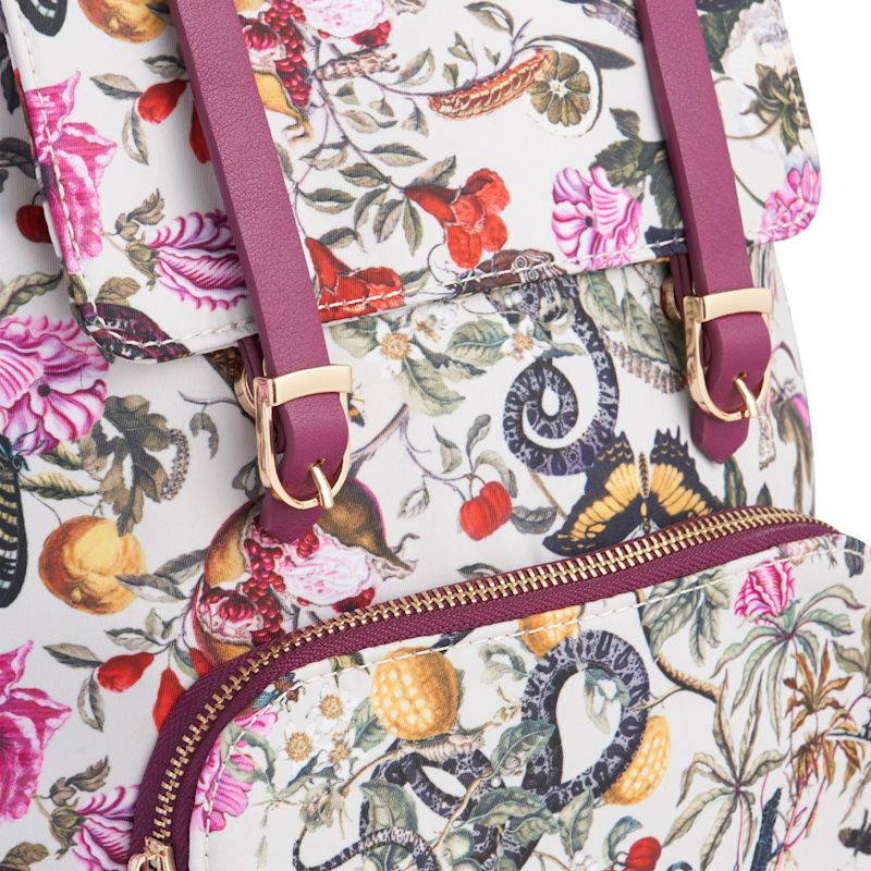 Fable England X Natural History Museum Floral Engravings Small Plum ...