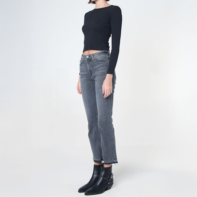 Farrah Mid Rise Kick Flare In Philly | Noend Denim | Wolf & Badger