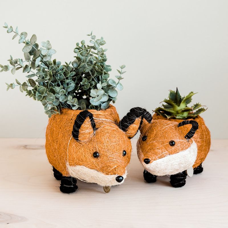 Fox Animal Planter - Eco-Friendly Indoor Plant Pot | LIKHÂ | Wolf & Badger