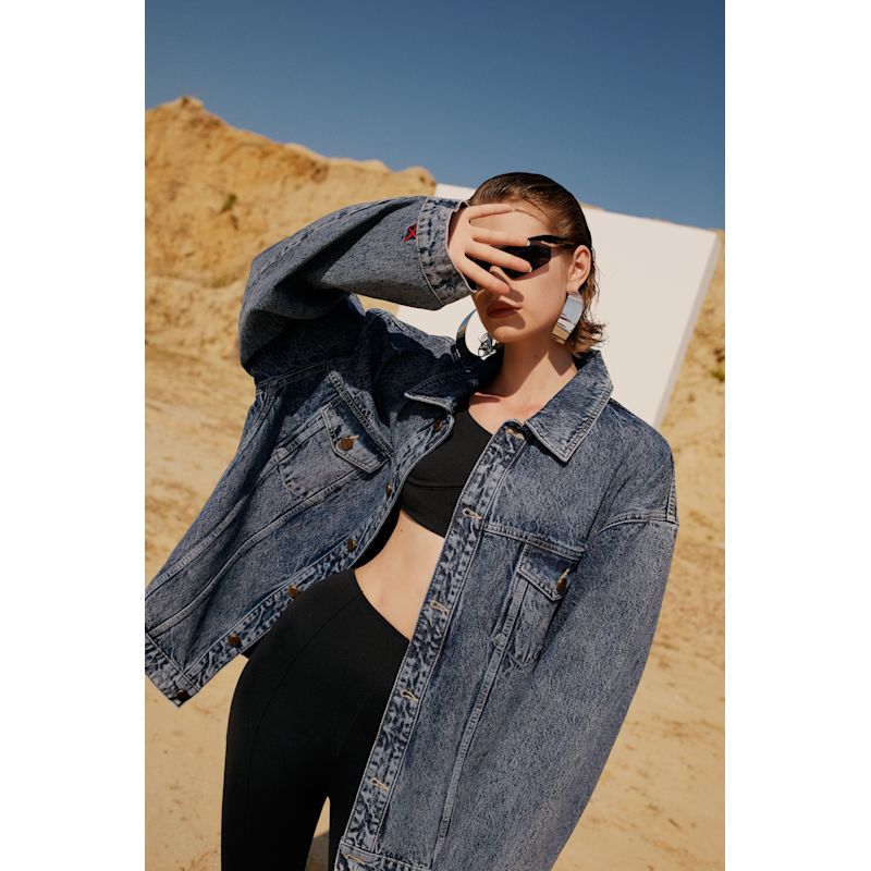 Free Heaven Denim Jacket Wih Washed Effect | PCFG | Wolf & Badger