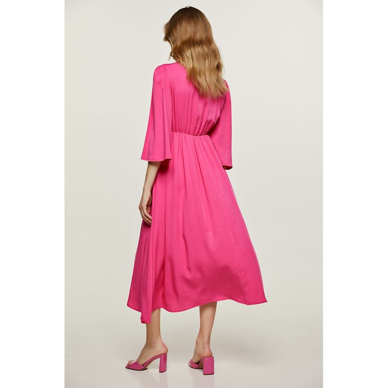 Fuchsia Empire Line Dress | Conquista | Wolf & Badger