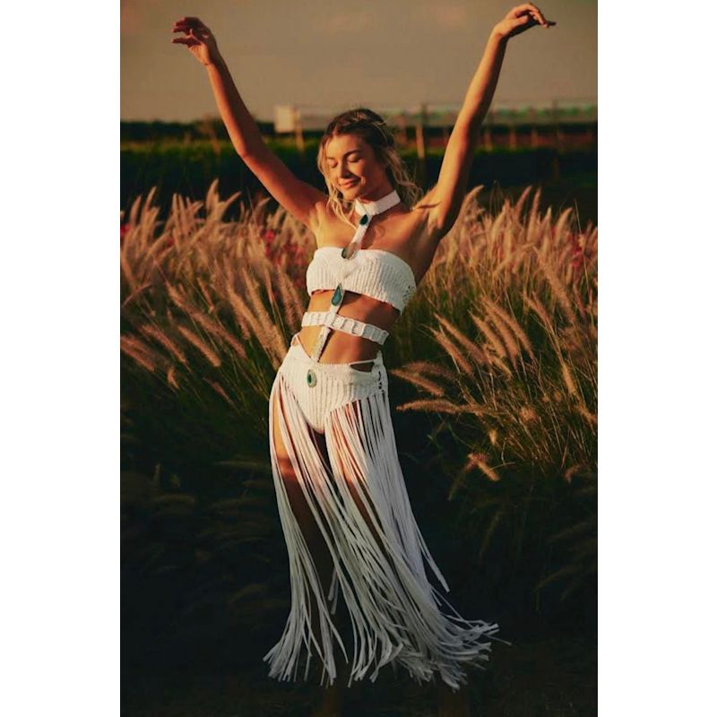 Gaia Neytiri Bodysuit Handmade With Chakra Crystals Exclusive Dani Watanabe X Be Flow | HARMONIA ...