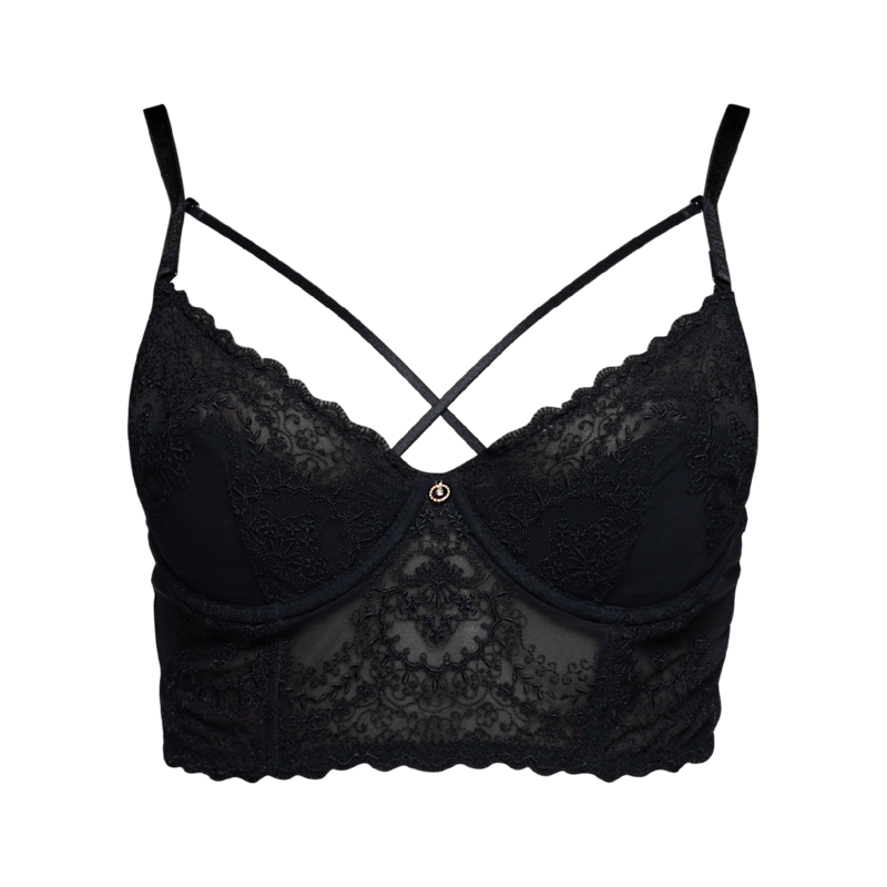 Mara Wide Lace Underwired Bra | BonBon Lingerie | Wolf & Badger