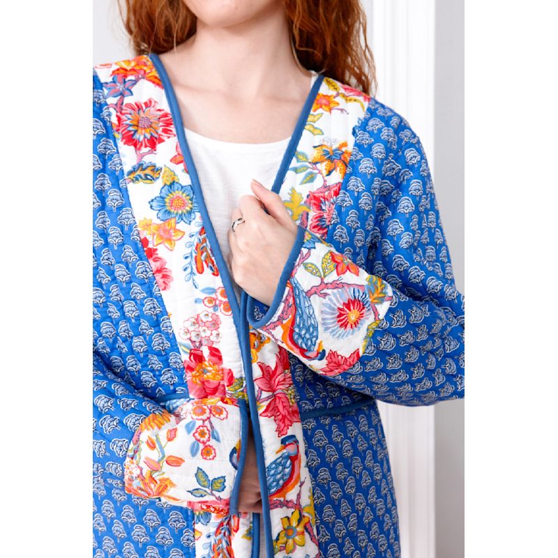 Goa Carnival Reversible Quilted Cotton Jacket | inara | Wolf & Badger