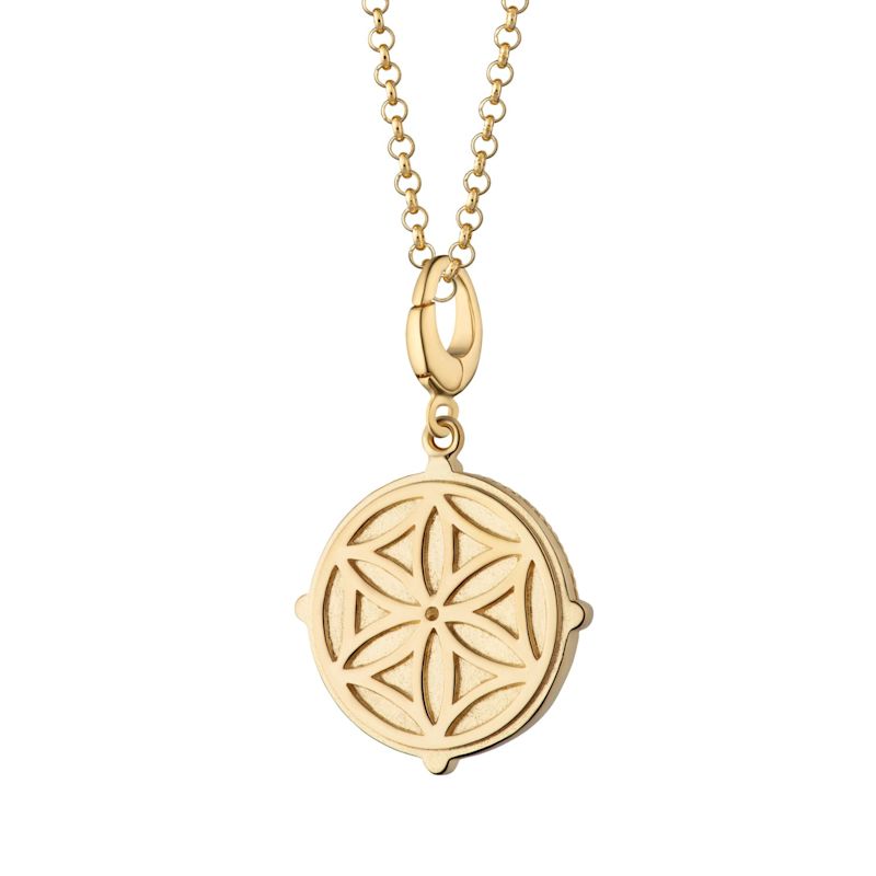 Gold Plated Goddess Of Love Aphrodite Charm Necklace | Lily Charmed ...