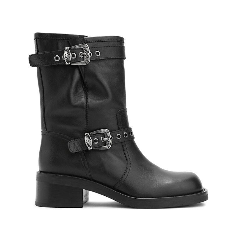 Grazia Black Leather Women's Boot | ILVI | Wolf & Badger