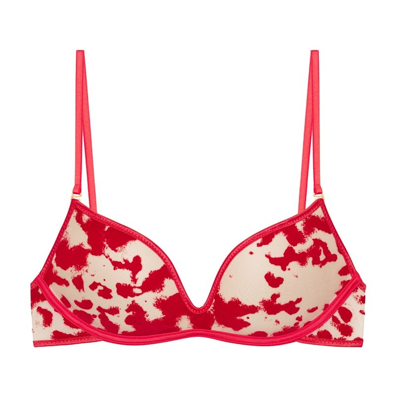 Harlow Bra Monocup Push Up Red | Perilla | Wolf & Badger