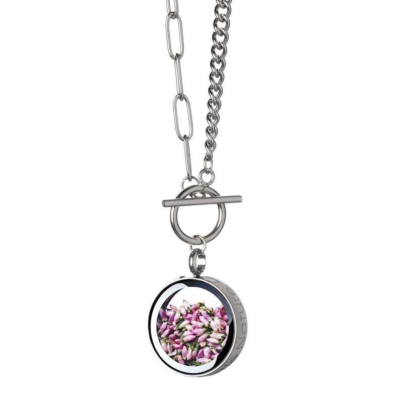 Real Scottish Heather Necklace With Stainless Steel Toggle Chain | My ...