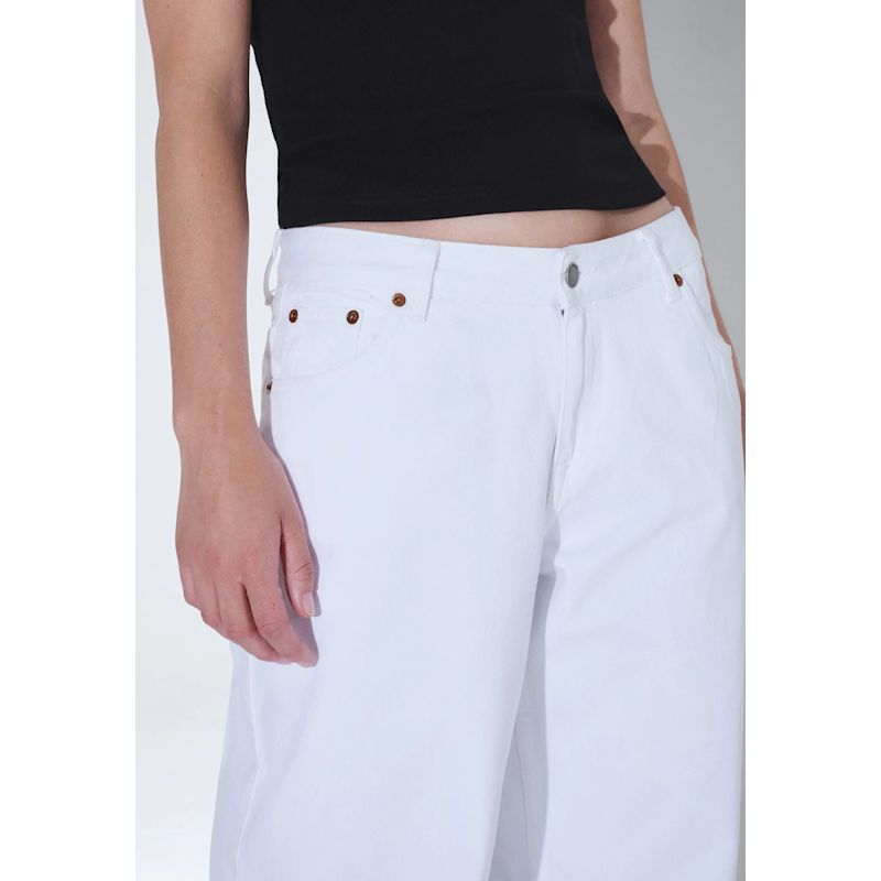 Hill Low Relaxed - White | Dr. Denim | Wolf & Badger
