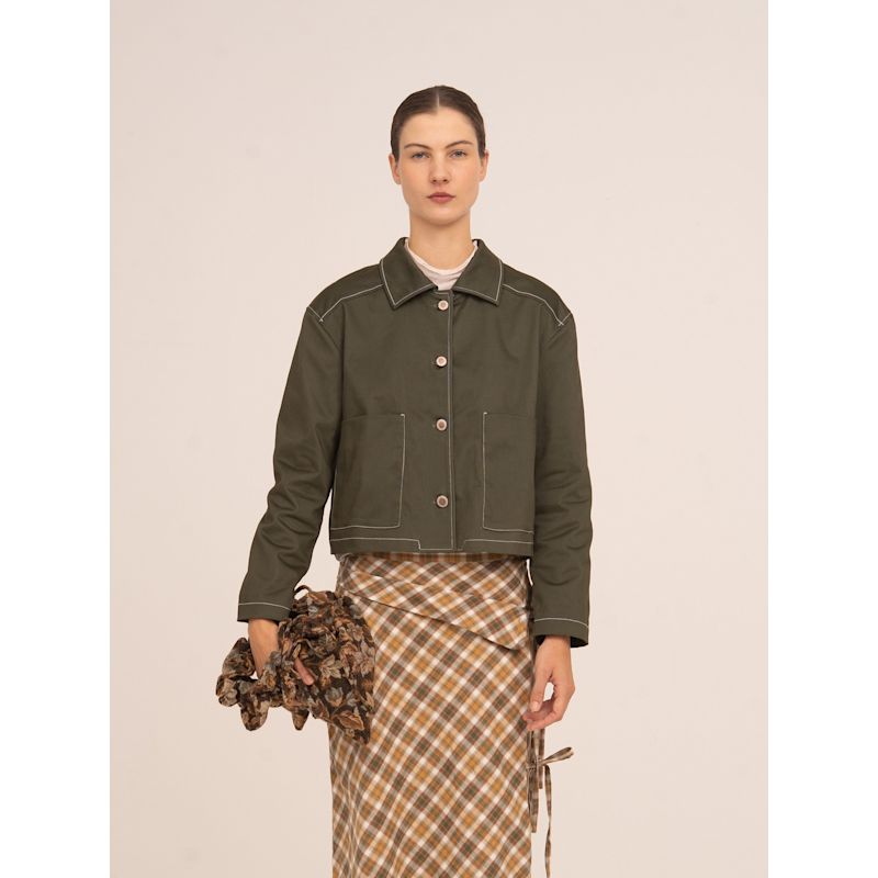 Ivy Green Jacket | CARMEN SAYS | Wolf & Badger