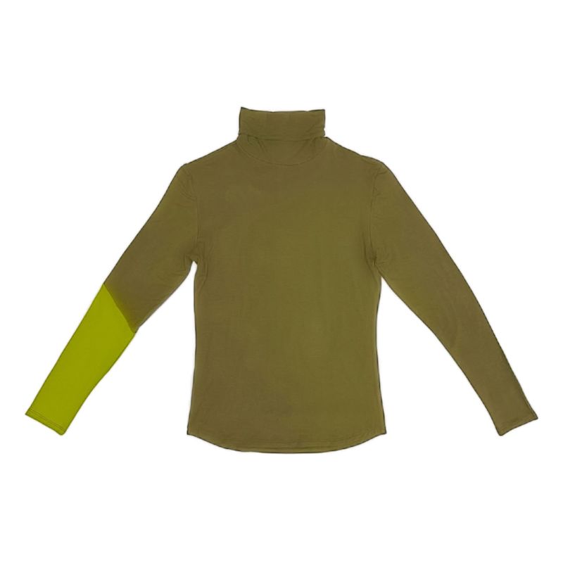 Superhero Turtleneck - Green | carlton jones | Wolf & Badger
