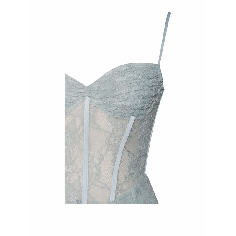 Janelle Green Sweetheart Mermaid Lace Maxi Dress | Miss Circle New York ...