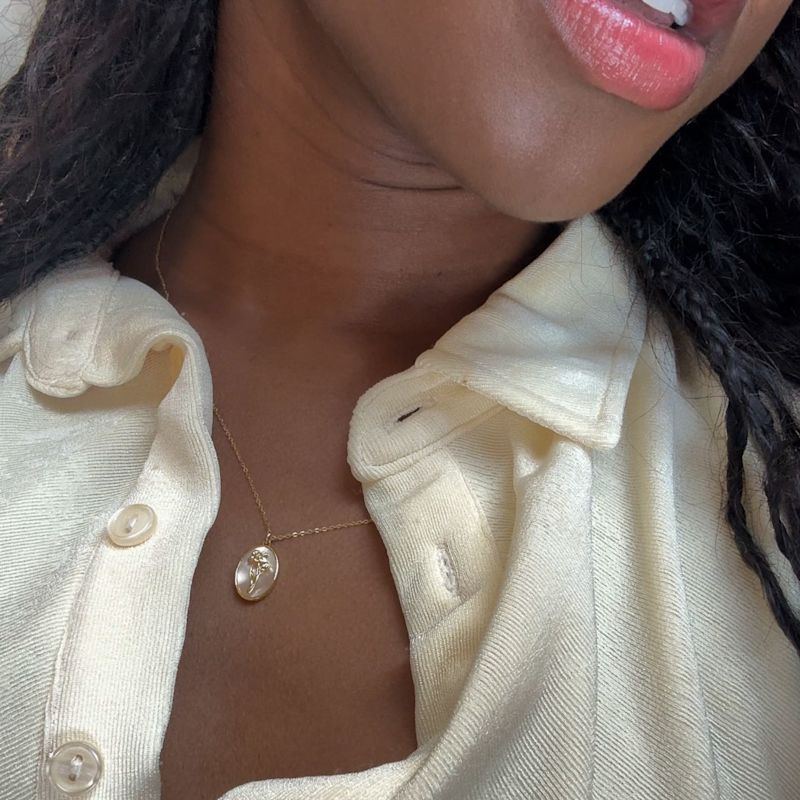 Katrina Birth Flower Necklace - June | Set & Stones | Wolf & Badger