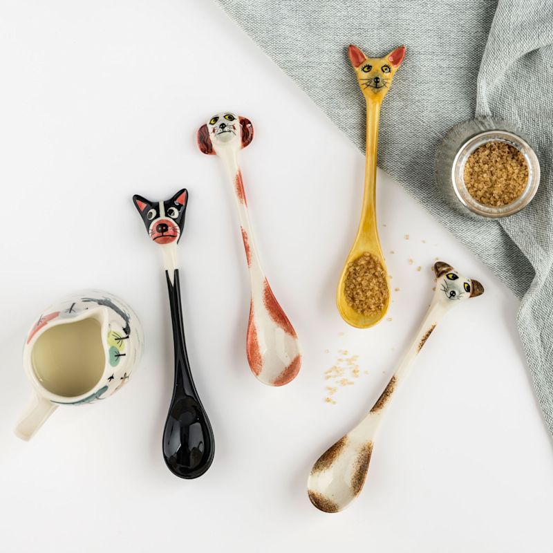 Ceramic Dog Spoons | Hannah Turner | Wolf & Badger