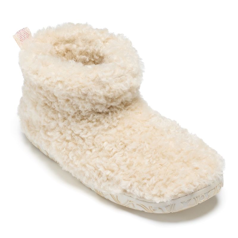 Lauren - Luxury Borg Fleece Short Slipper Boot - Cream | Bedroom ...