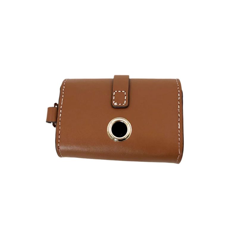 Leather Waste- & Treatbag Holder Clip-On - Brown | AMATI Collection ...