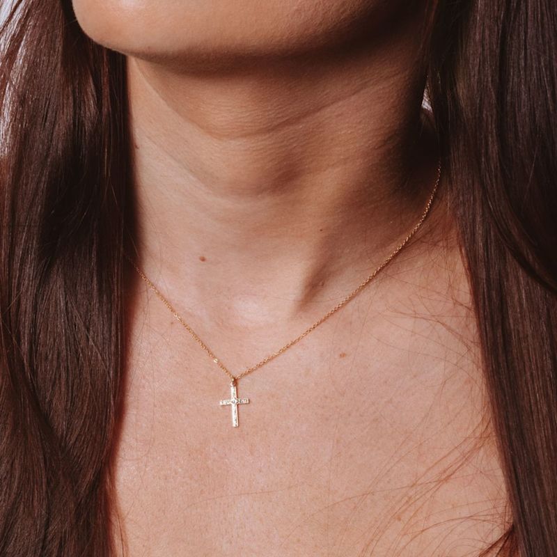 Levi Cross Necklace | Set & Stones | Wolf & Badger