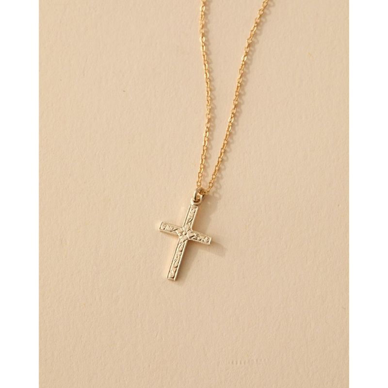 Levi Cross Necklace | Set & Stones | Wolf & Badger