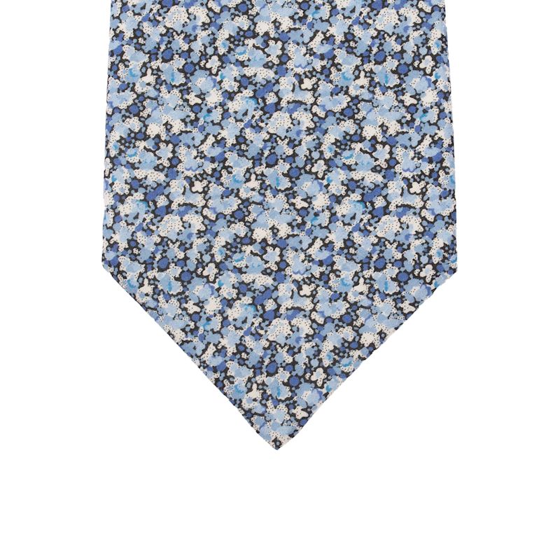 Liberty Pepper Blue Tie | LE COLONEL | Wolf & Badger