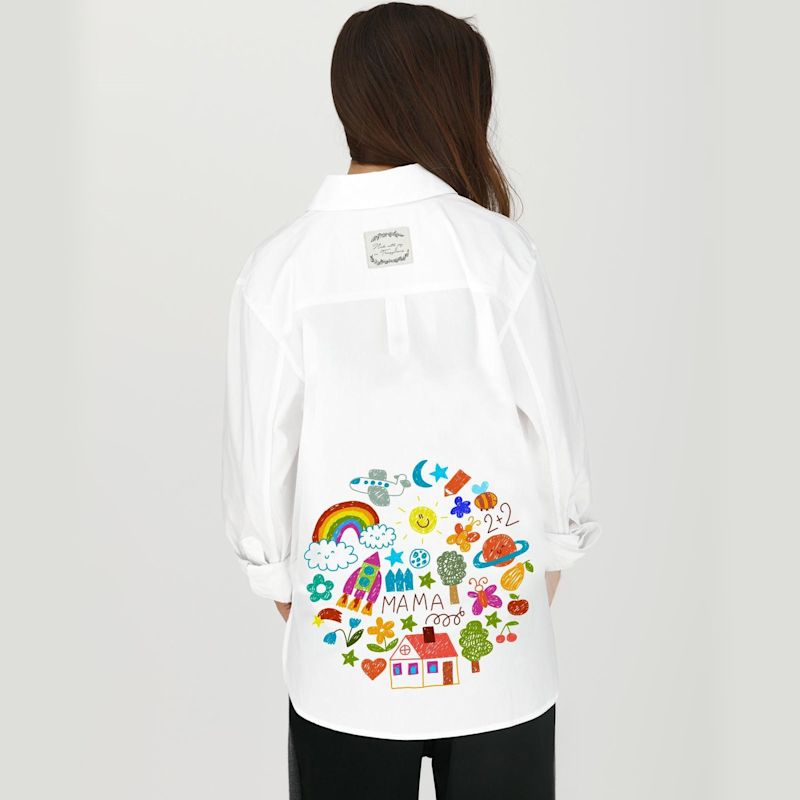 Mama's World Hand Painted Shirt | Madlen | Wolf & Badger