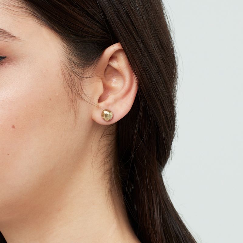 Mini Moon Stud Earrings | ZEWORKS | Wolf & Badger