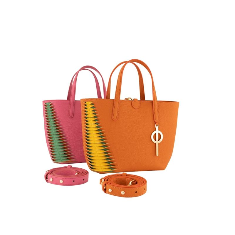 Otrera Mini Tote Bag Orange | Otrera | Wolf & Badger