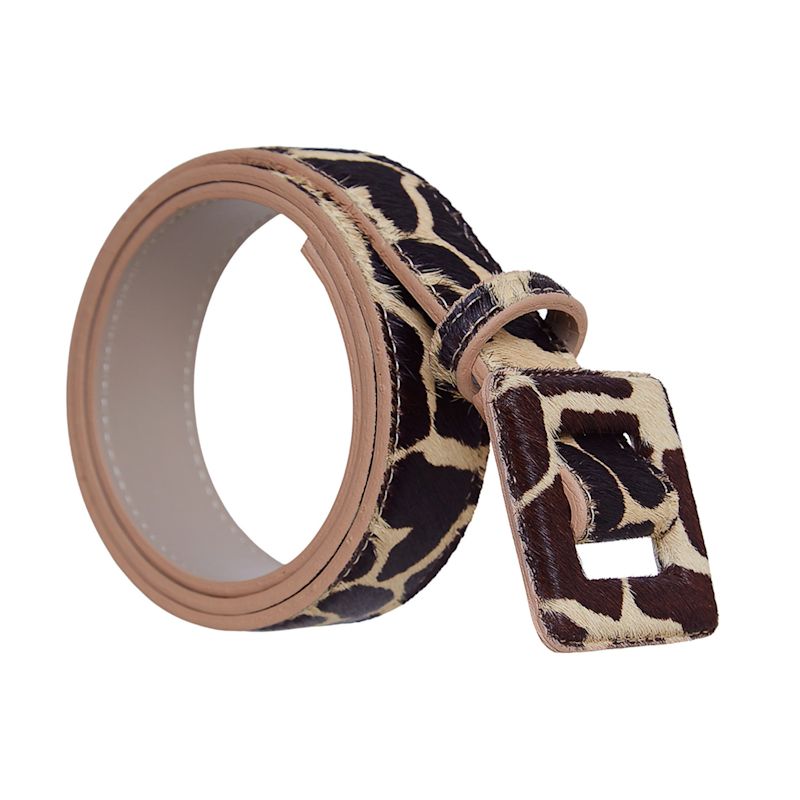 Mini Square Buckle Belt - Giraffe | BeltBe | Wolf & Badger