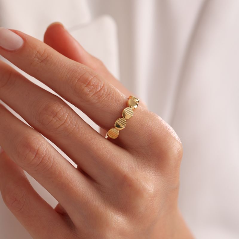 Moon Phases Ring | Yuka Studio | Wolf & Badger