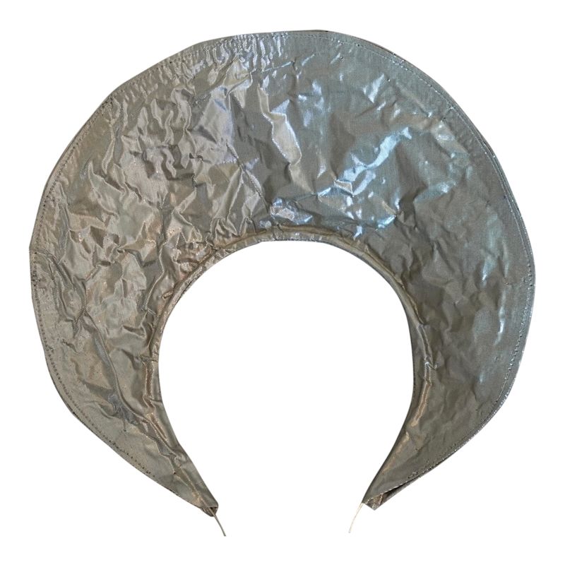 Morphy Moldable Saint Headband In Moon Silver | Romer Millinery | Wolf ...