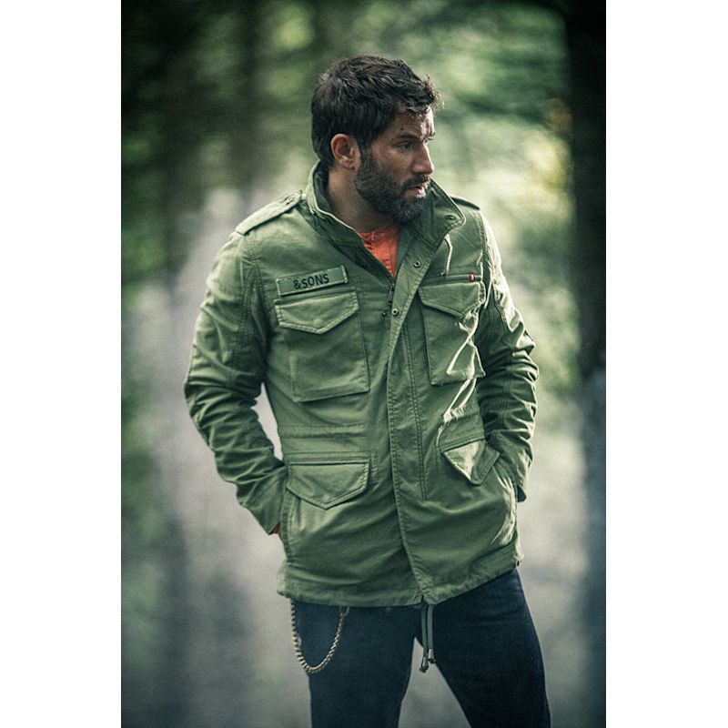 Surplus Army Jacket | &SONS Trading Co | Wolf & Badger