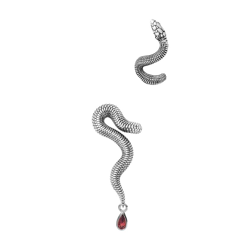 Mythical Serpent Sterling Silver Ear Cuff & Earrings *Sold Seperatly ...