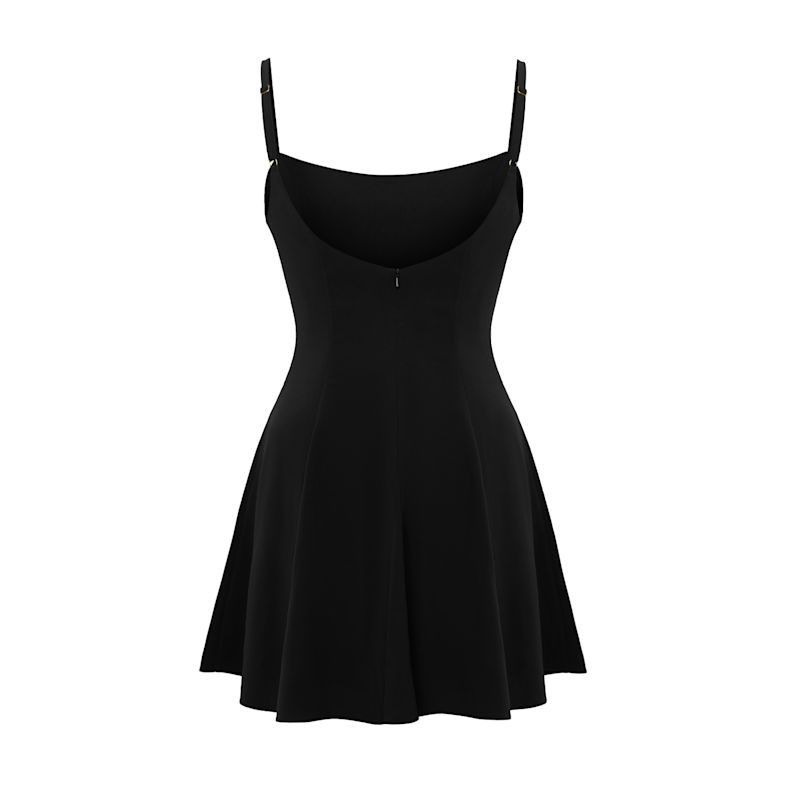 Nora Strap Mini Dress With Open Back | Lily Phellera | Wolf & Badger