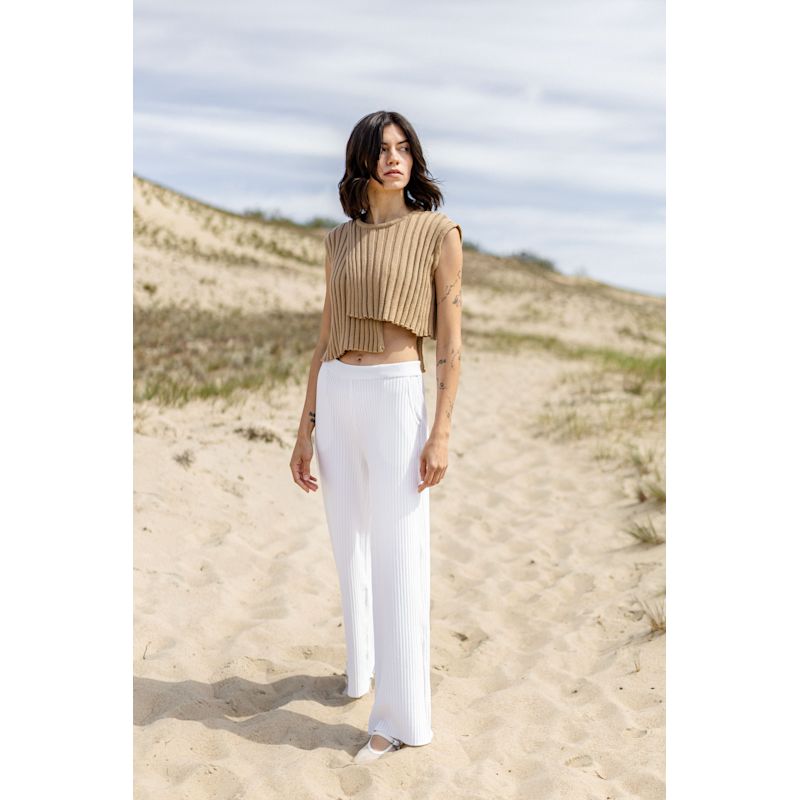 Nuovo Asymmetric Top Sand | SALANIDA | Wolf & Badger