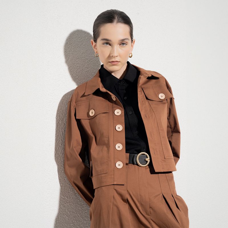 Oak Jacket Brown | GUAJ LONDON | Wolf & Badger