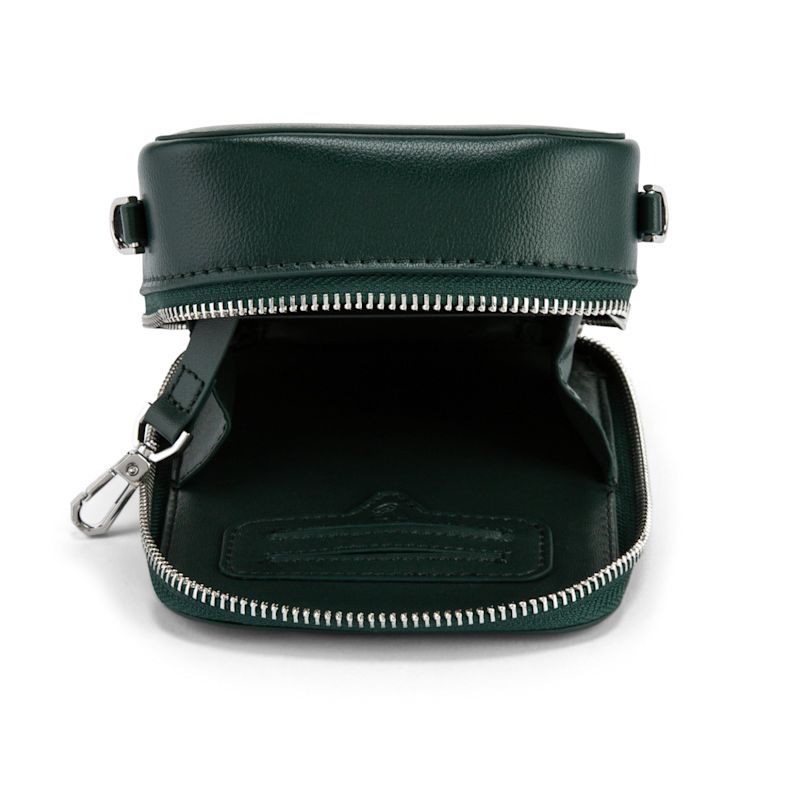 Orbit Phone Bag In Green Made From Bamboo Stems | Veganologie | Wolf ...