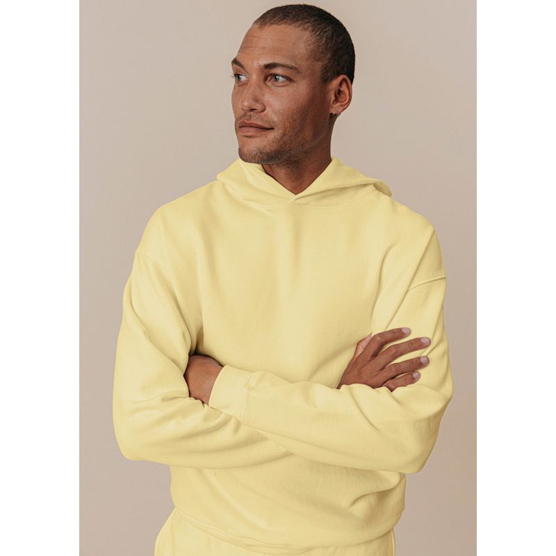 Men's Oversized Hoodie In Zest | Ocio Leisurewear | Wolf & Badger