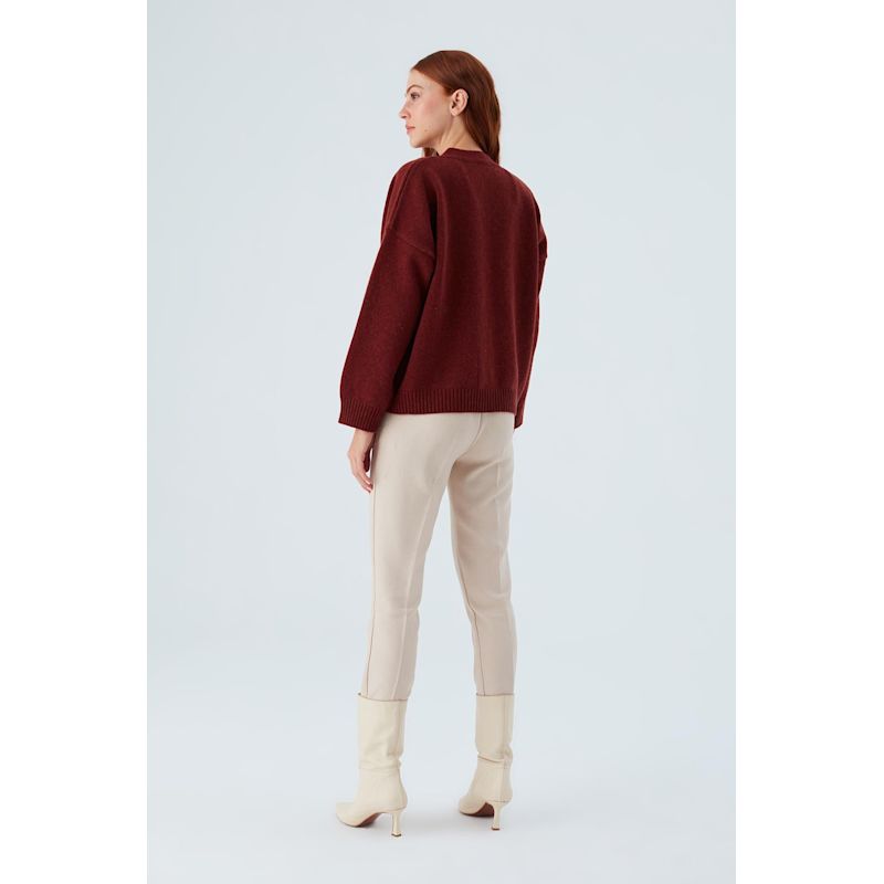 Carol Crop Cardigan - Persian Plum | Peraluna | Wolf & Badger