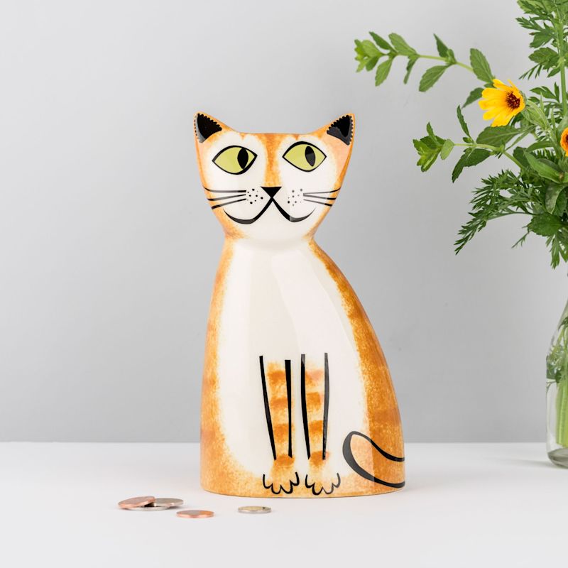 Ginger Cat Money Box | Hannah Turner | Wolf & Badger