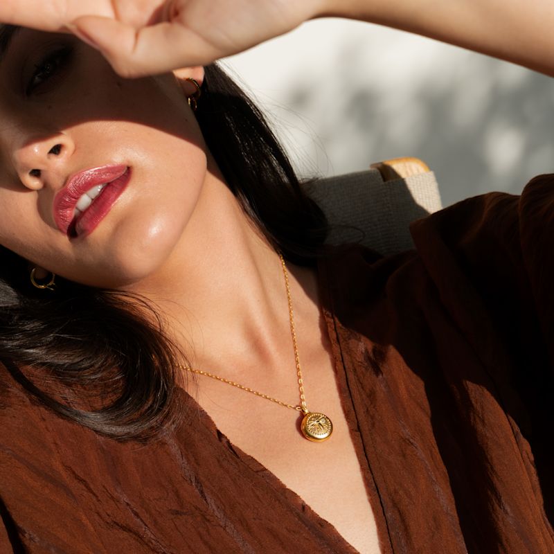 Queen Bee Locket In Gold Vermeil | Dower & Hall | Wolf & Badger