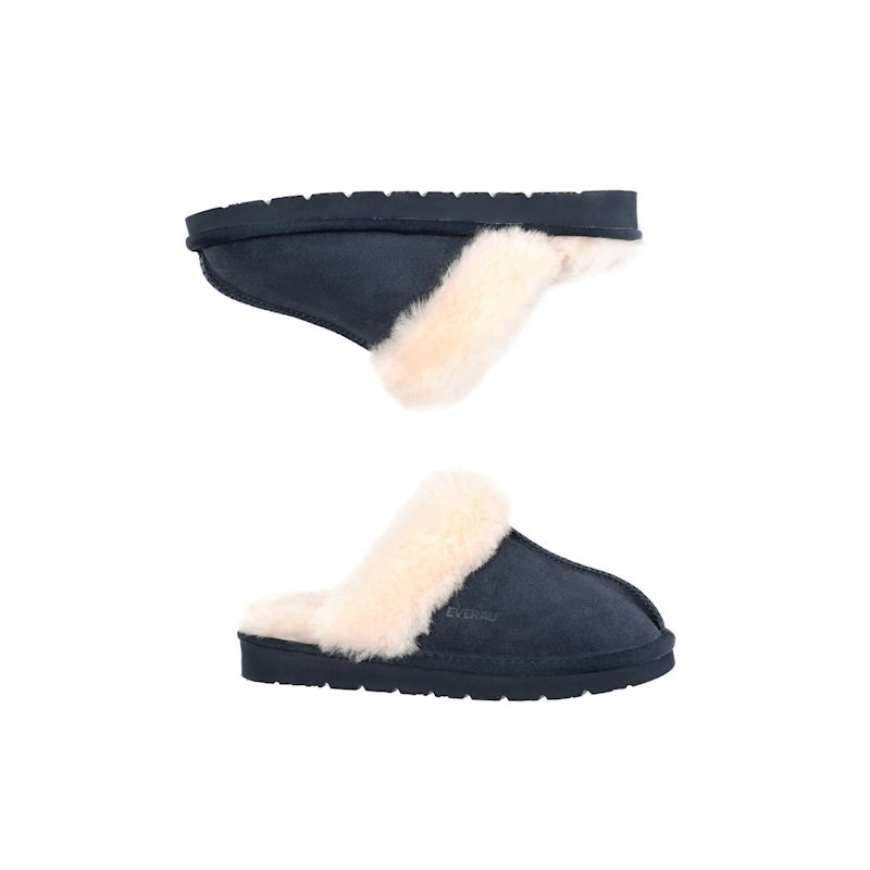 Raven Slippers In Navy | EVERAU Australia | Wolf & Badger