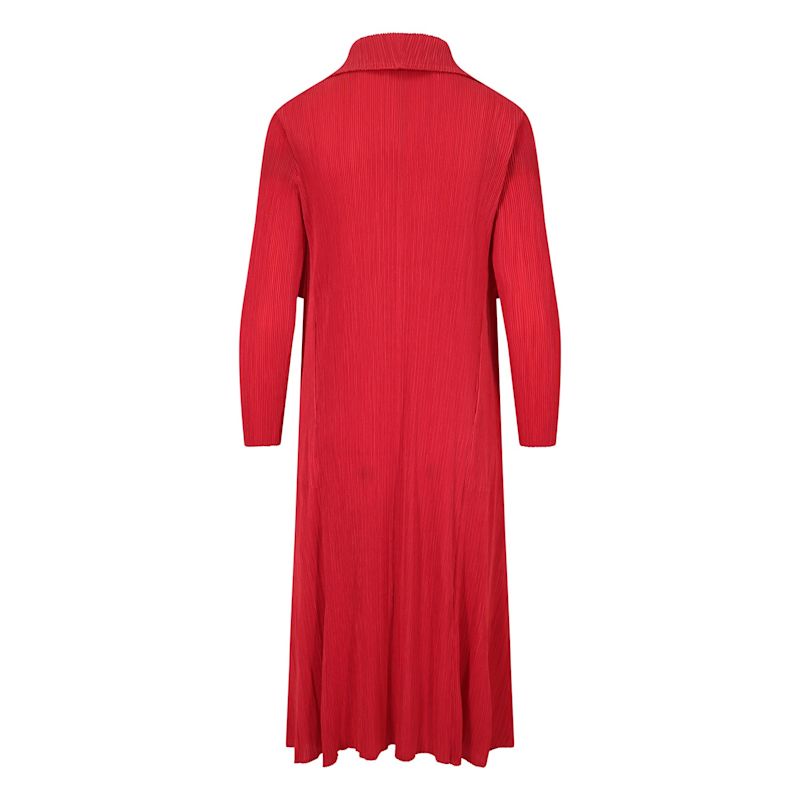 Red Waterfall Crinkle Coat | Beatrice von Tresckow | Wolf & Badger
