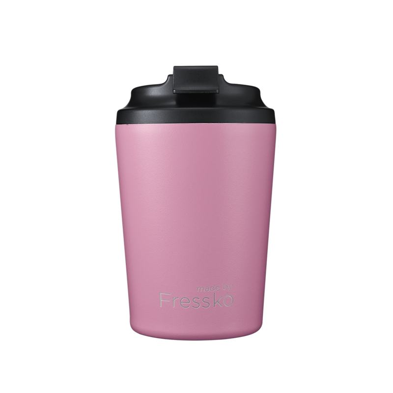 Fressko Bino 227ml/8oz Reusable Coffee Cup, Stainless Steel - Bubblegum ...