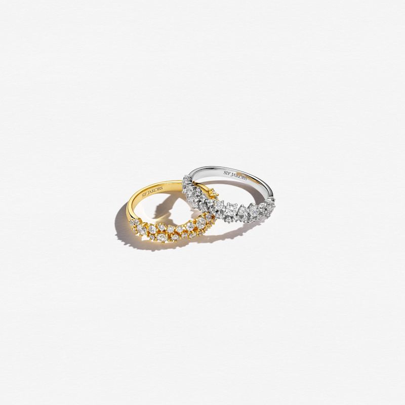 Ring Cristallo Piccolo / Silver | Sif Jakobs Jewelry | Wolf & Badger