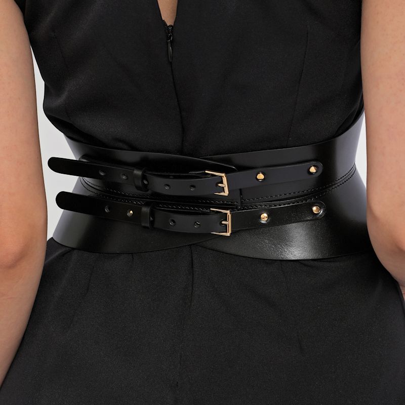 Rounded Hourglass Corset Belt | Haute Cuir | Wolf & Badger