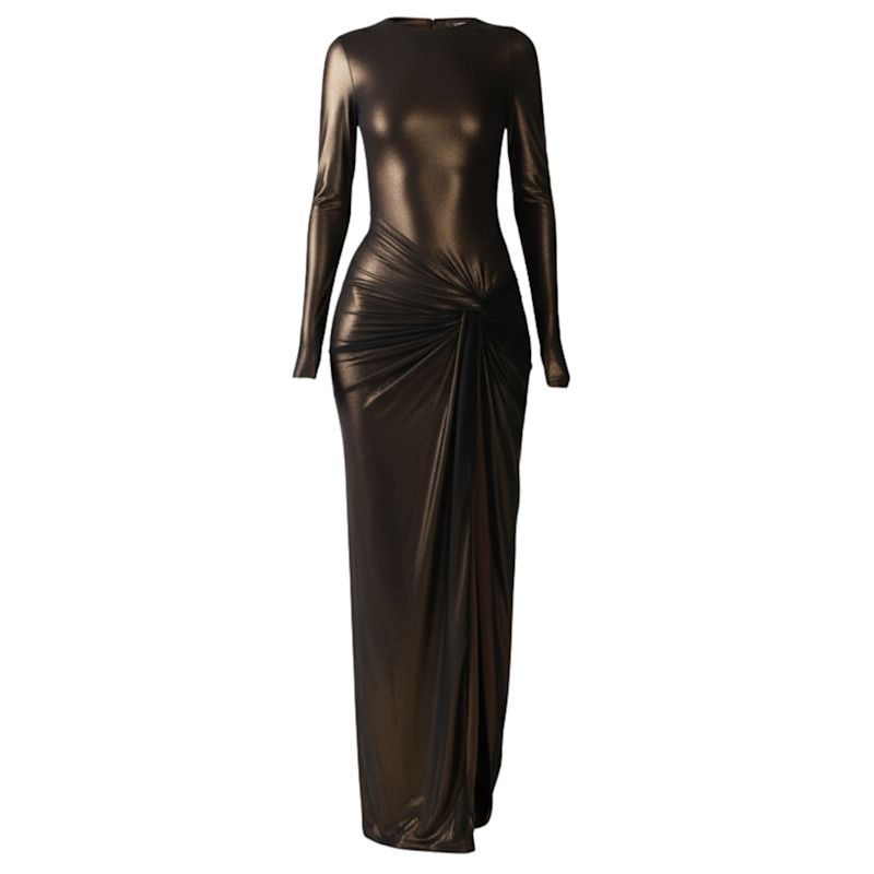 Roxy Dress Bronze | Room 24 | Wolf & Badger