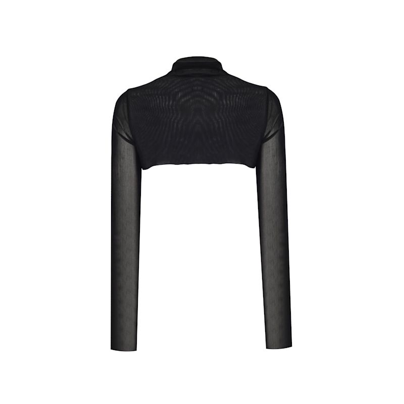 Black Sheer Bolero | no'design | Wolf & Badger