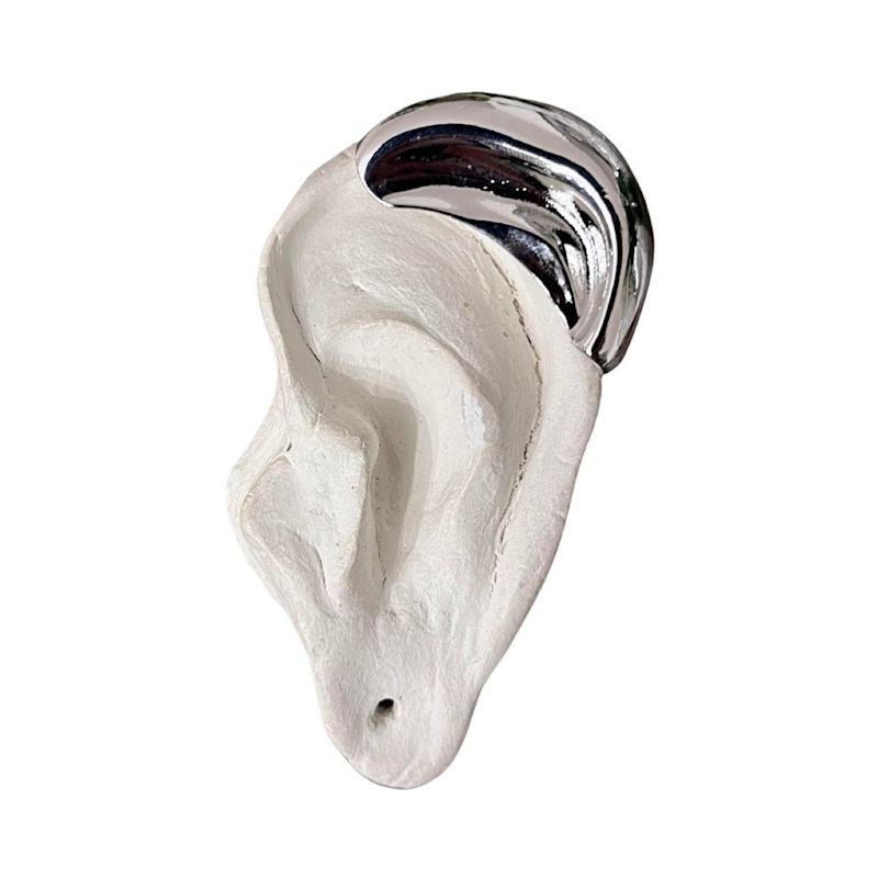 Silver Ear Wrap Accessory One Piece | London Atelier Byproduct | Wolf ...