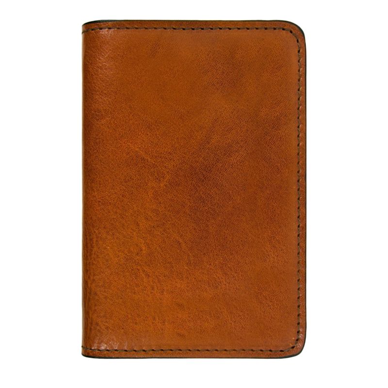 Small Leather Passport Holder For Women In Cognac Brown - Gulliver's ...