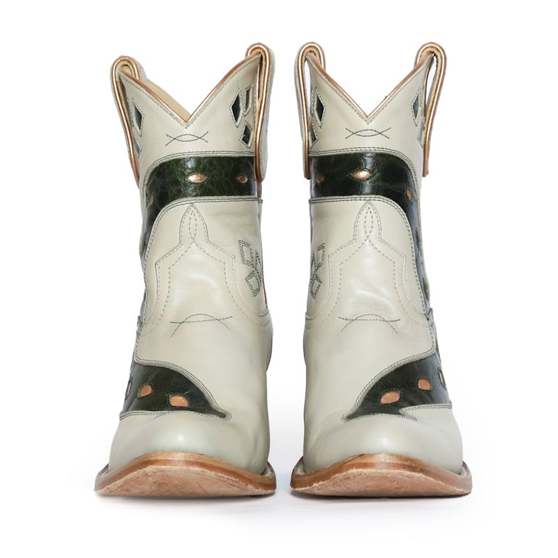 Sneaky Snake Cream Cowboy Boots | Fraulein Boot Company | Wolf & Badger